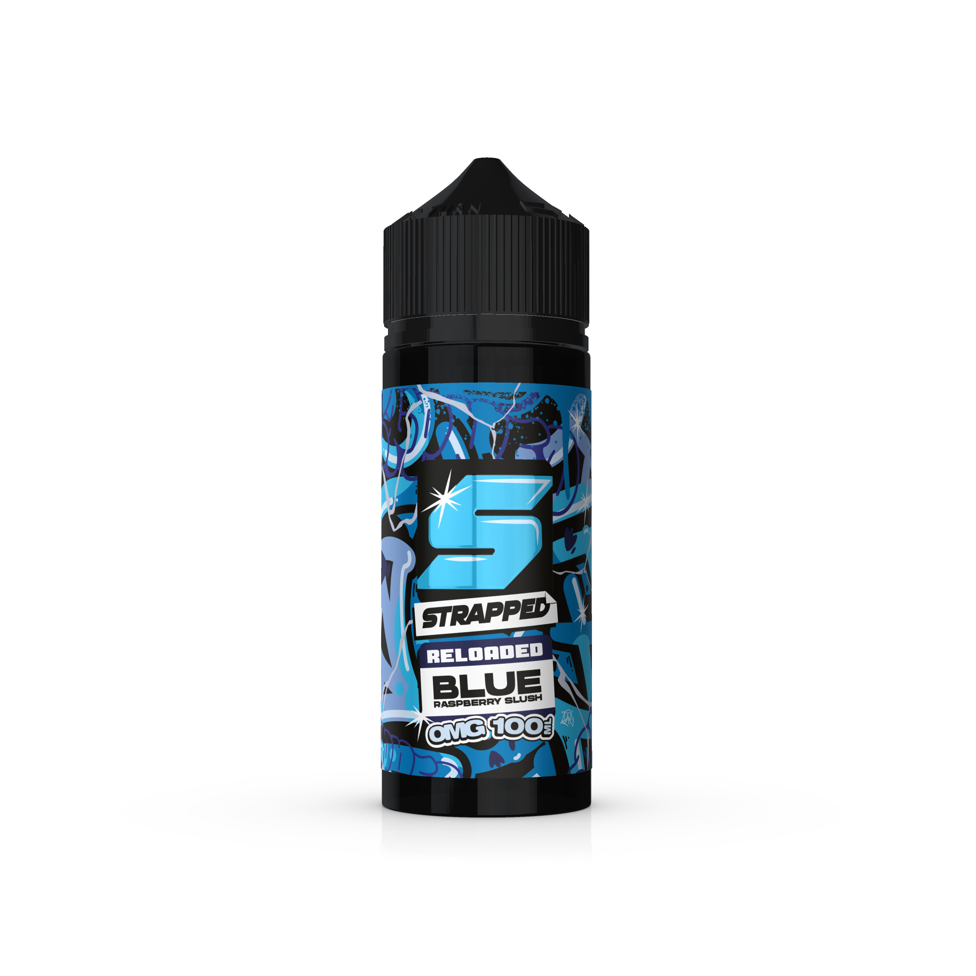 Strapped Reloaded - Blue Raspberry 100ml 0mg