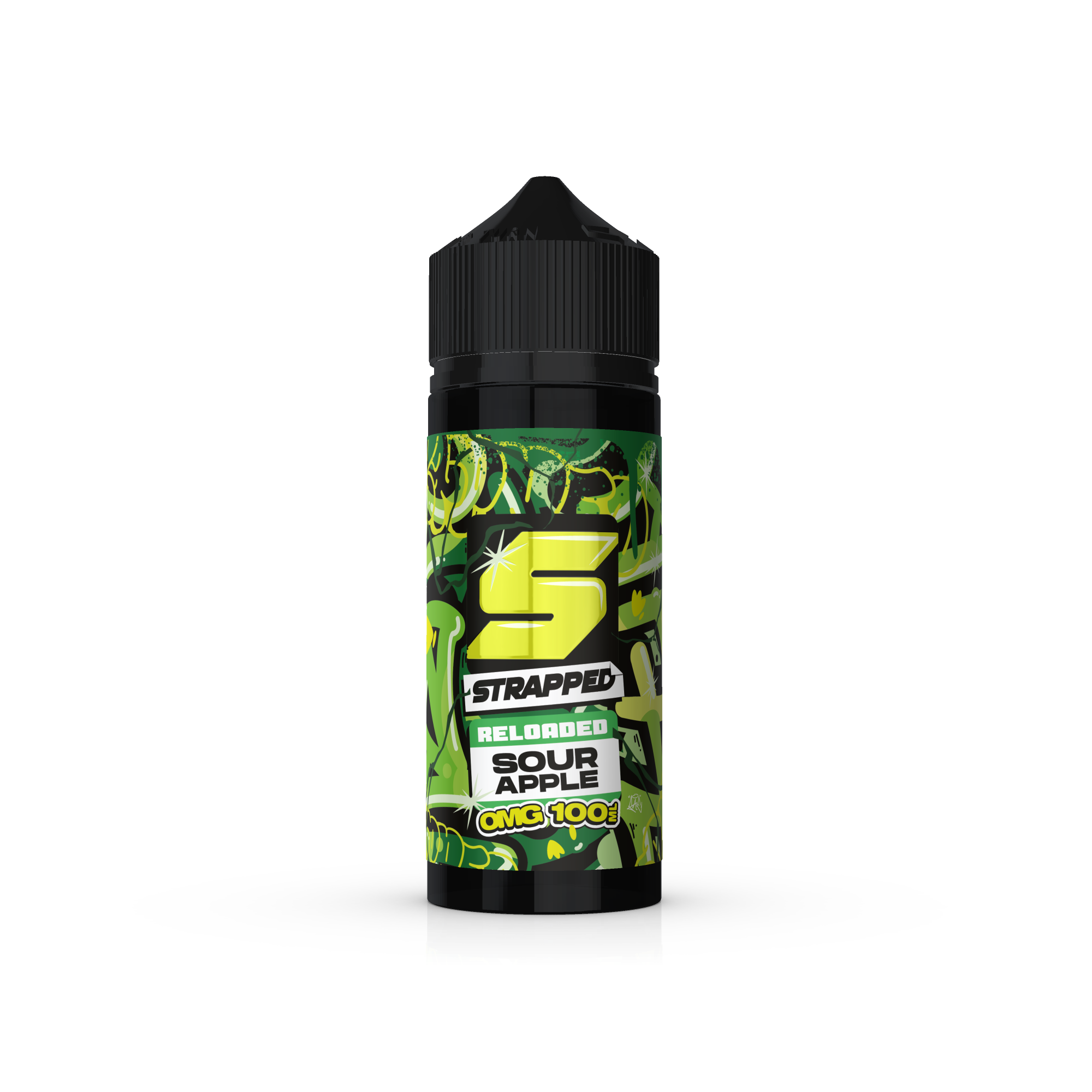 Strapped Reloaded - Sour Apple 100ml 0mg