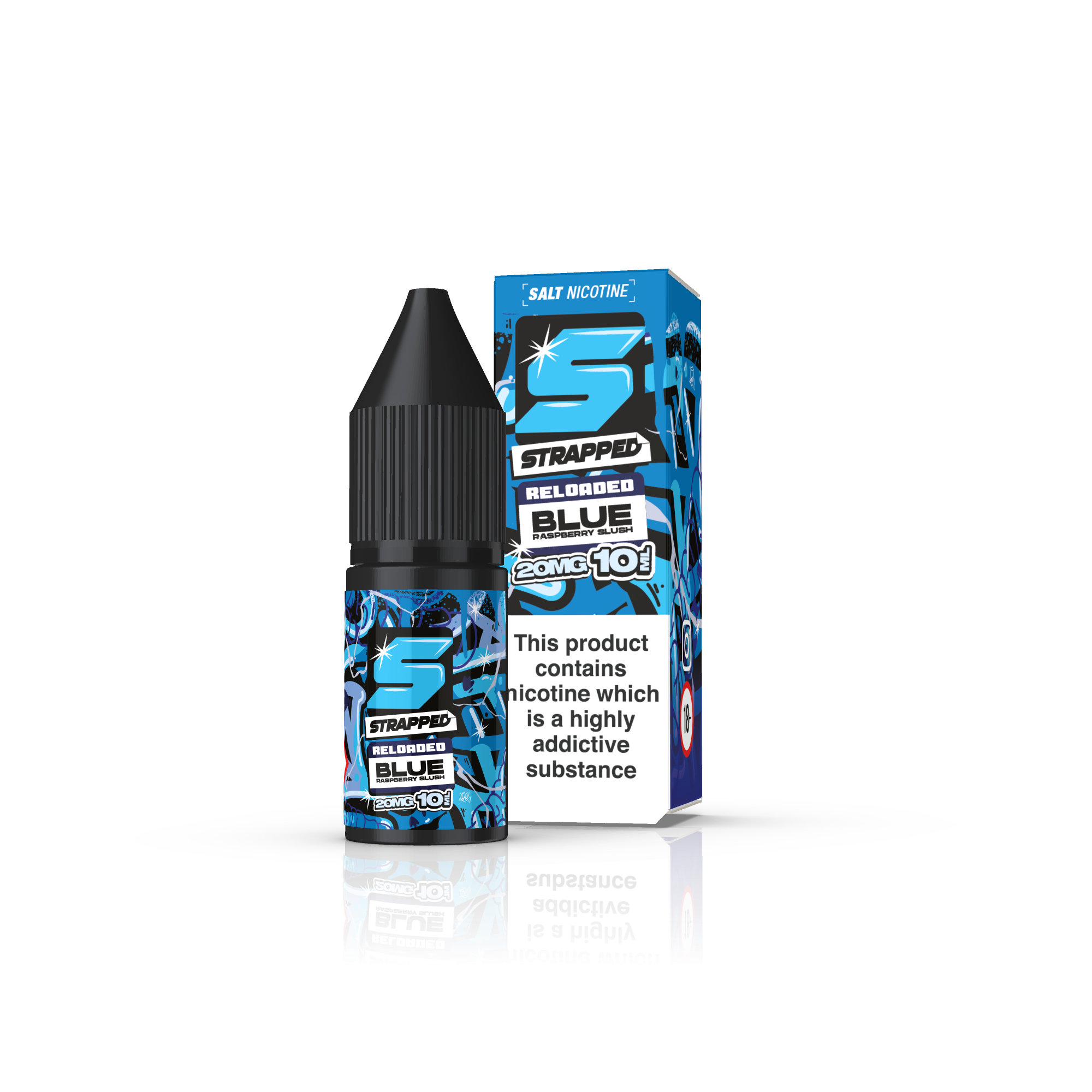 Strapped Reloaded - Blue Raspberry Slush 10ml 10mg