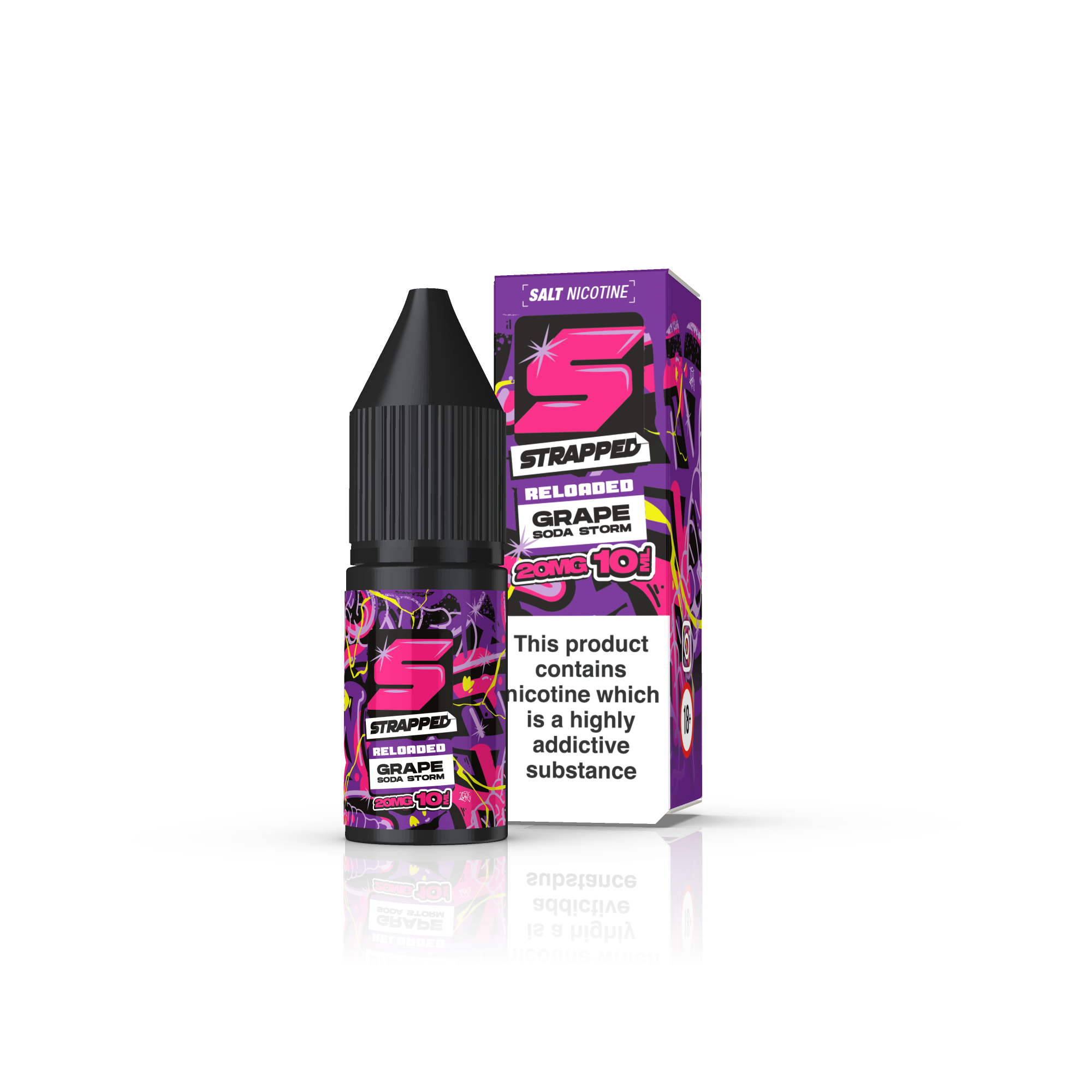 Strapped Reloaded - Grape Soda Storm 10ml 10mg