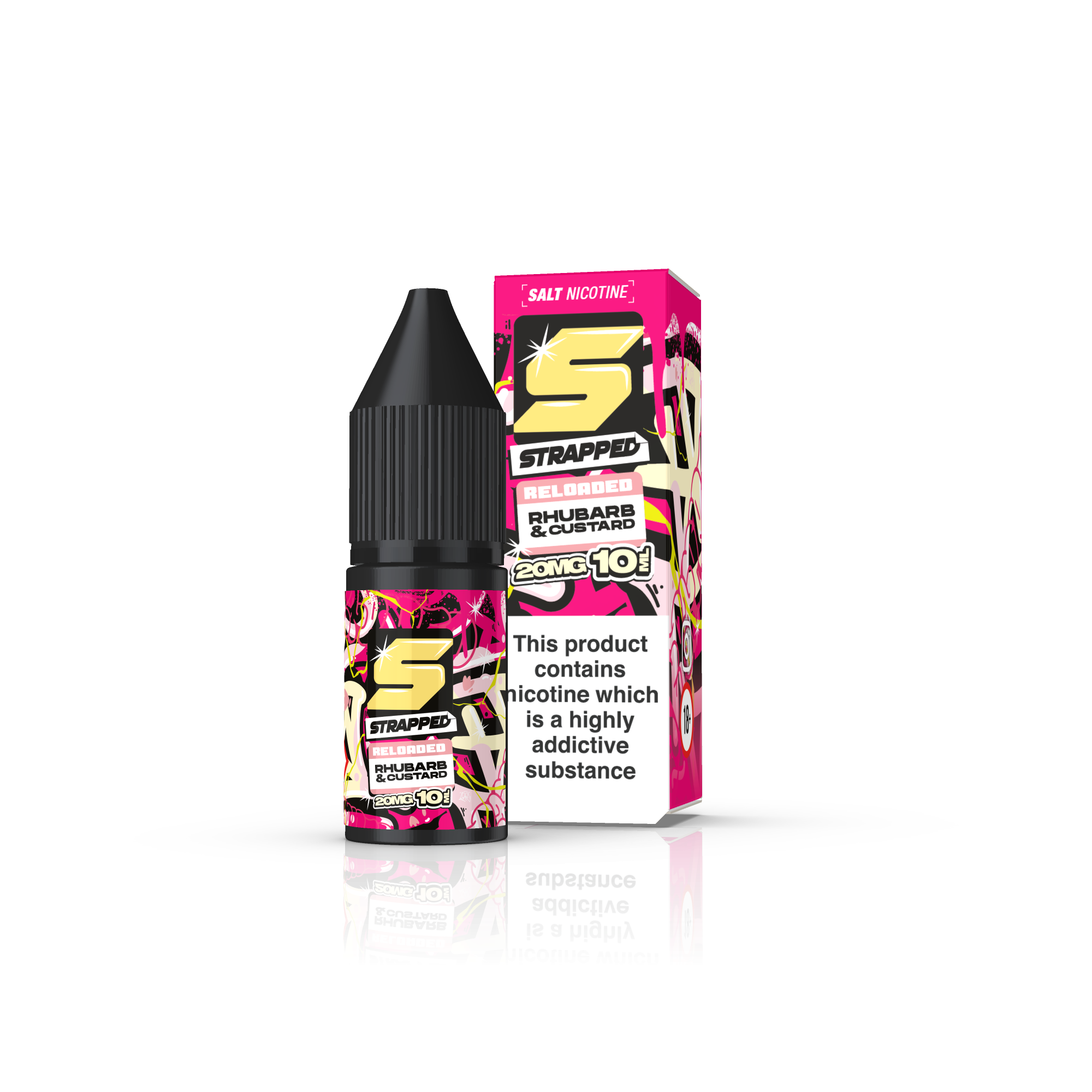 Strapped Reloaded - Rhubarb & Custard 10ml 20mg