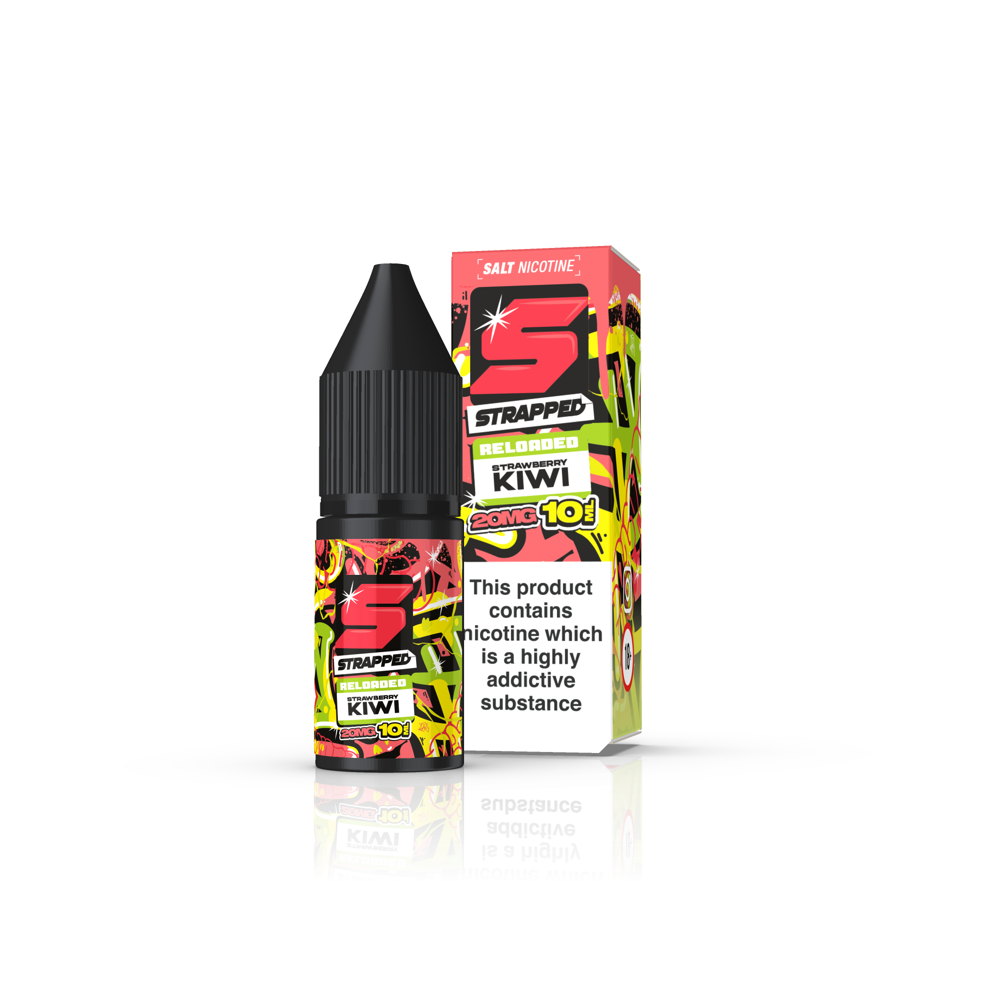 Strapped Reloaded - Strawberry Kiwi 10ml 10mg